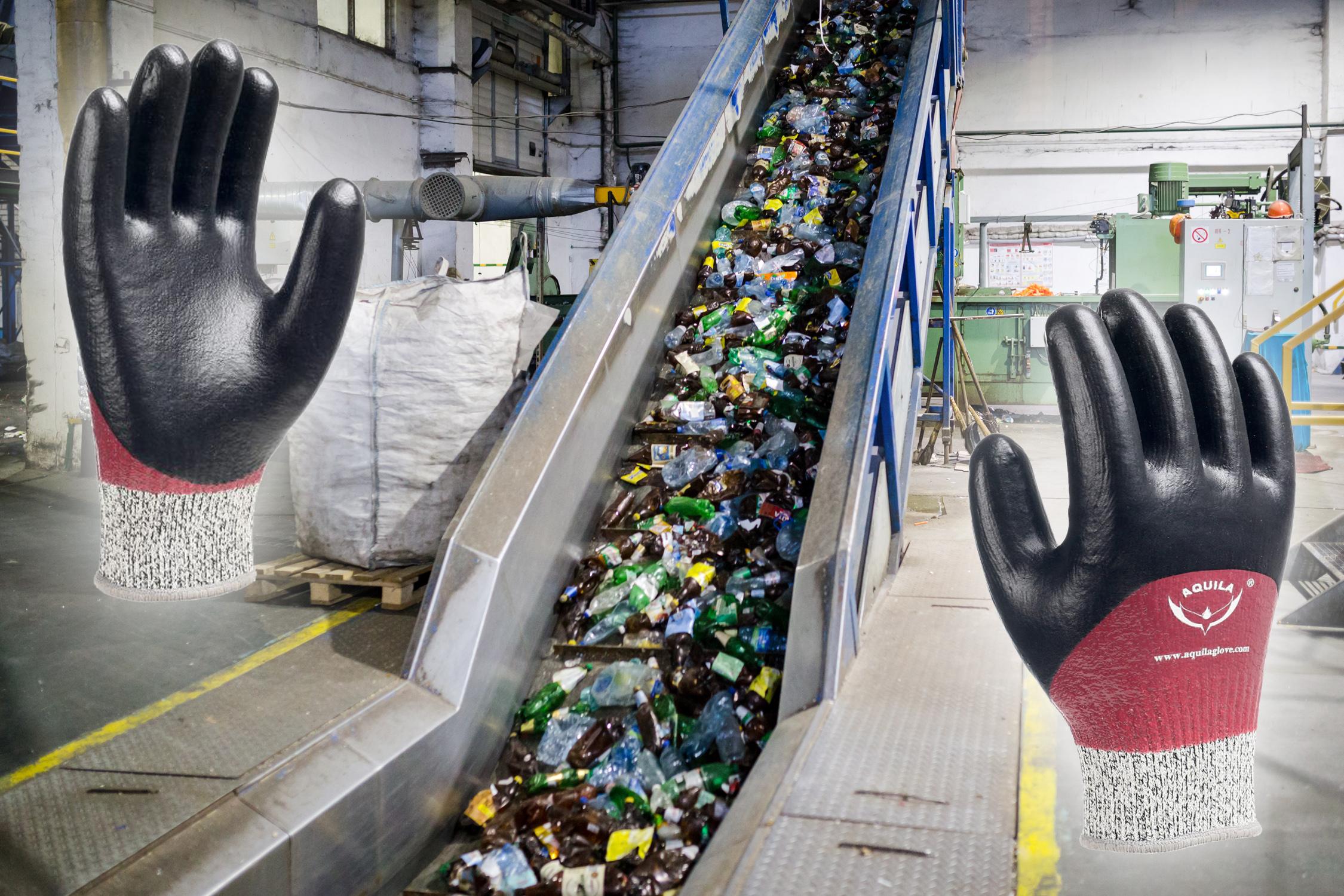 Aquila address recycling industry with specialist glove • Asia ...